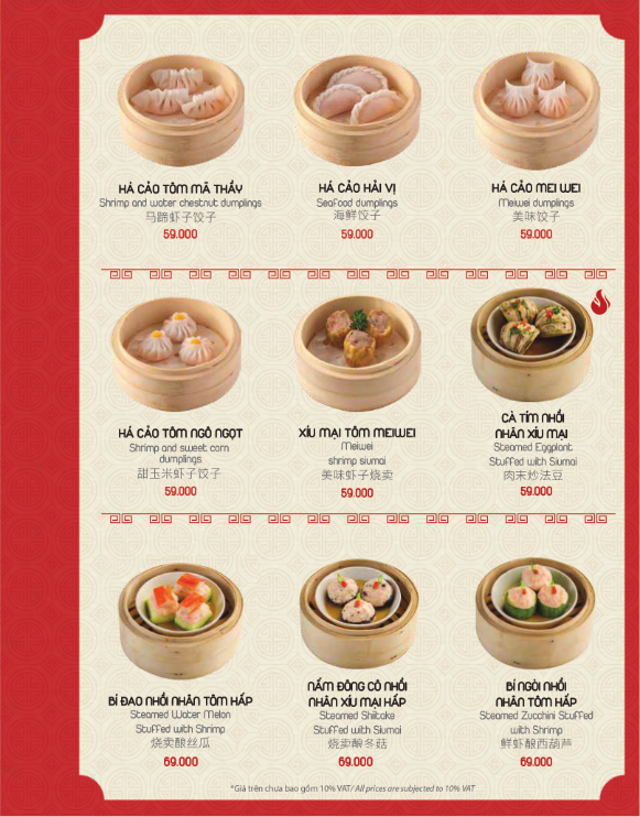 Menu Miền Nam | Meiwei