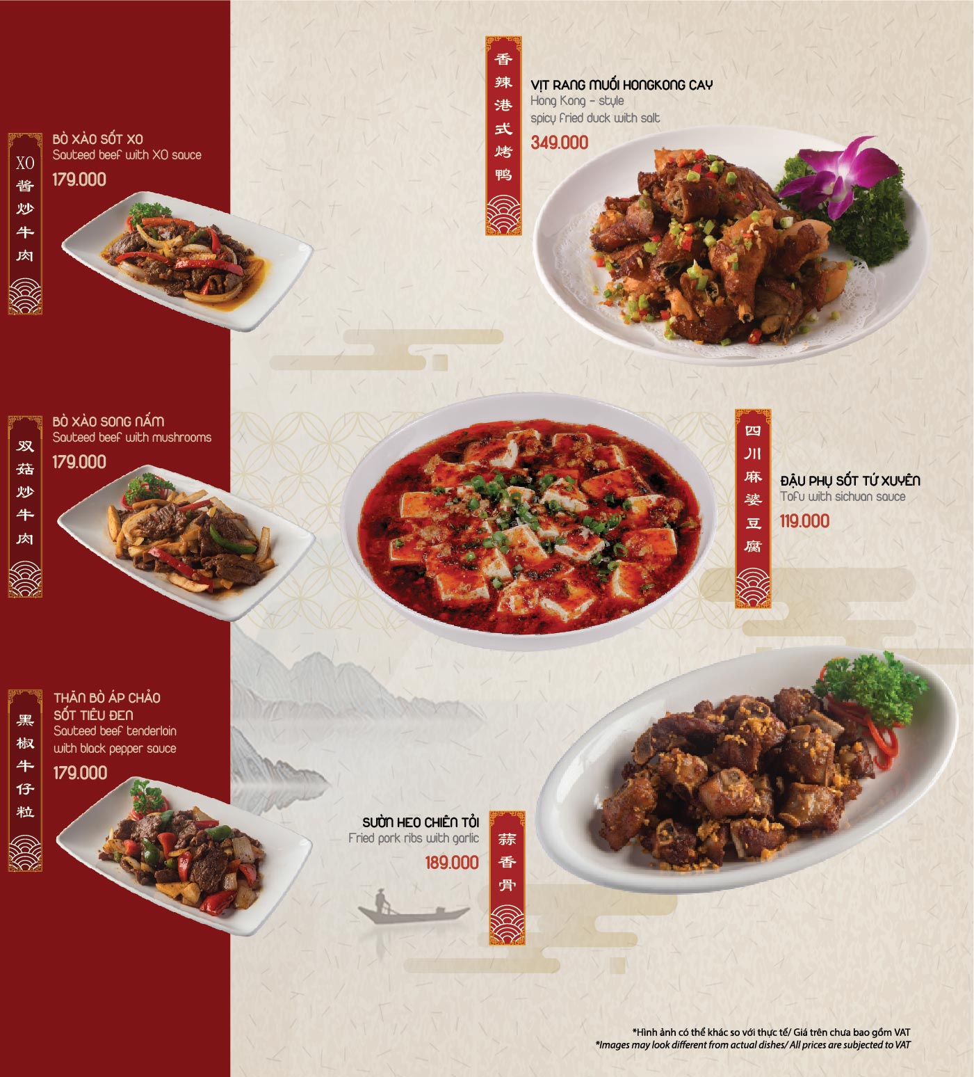 Menu miền Nam - MeiWei