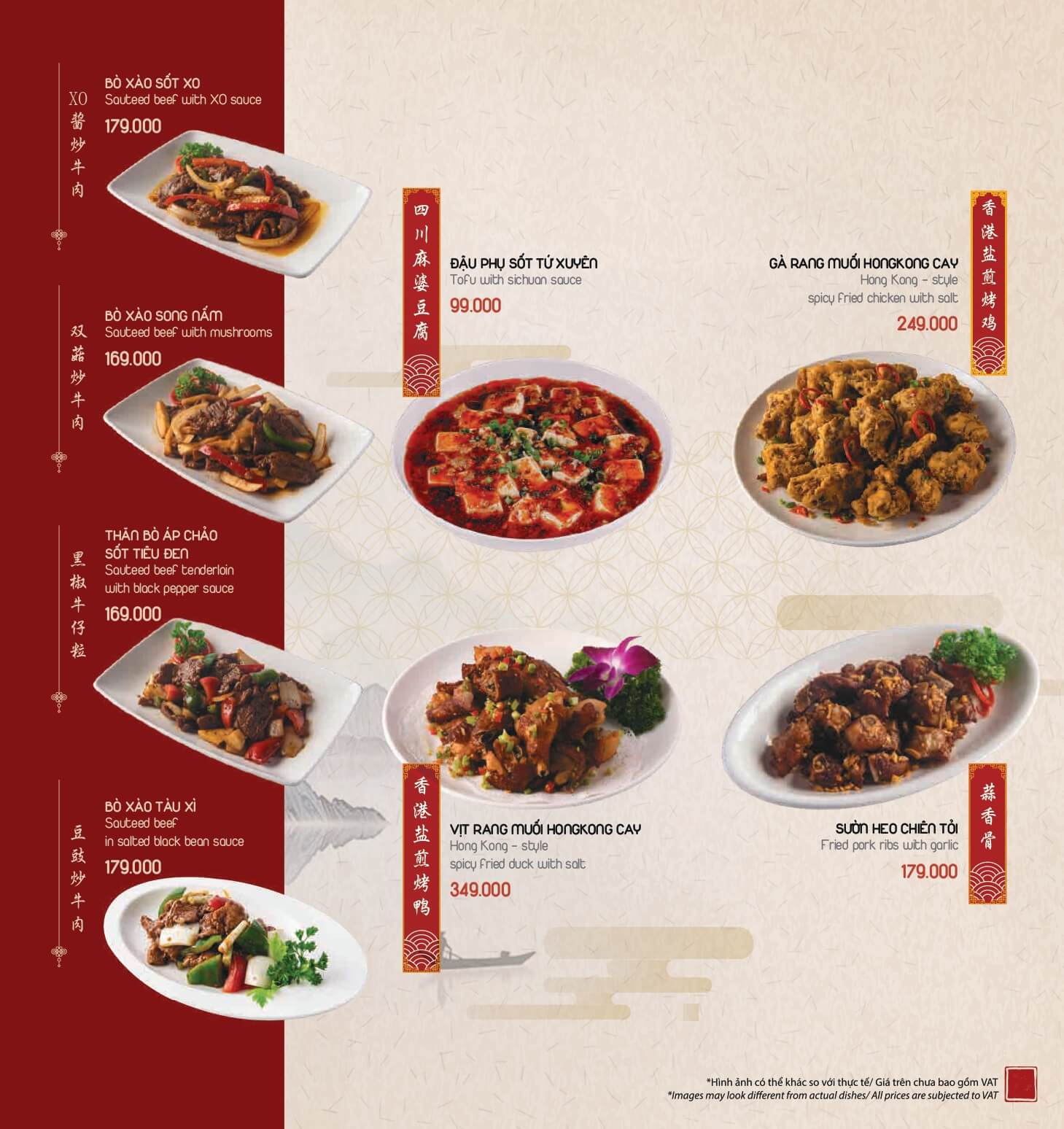 Menu miền Nam - MeiWei