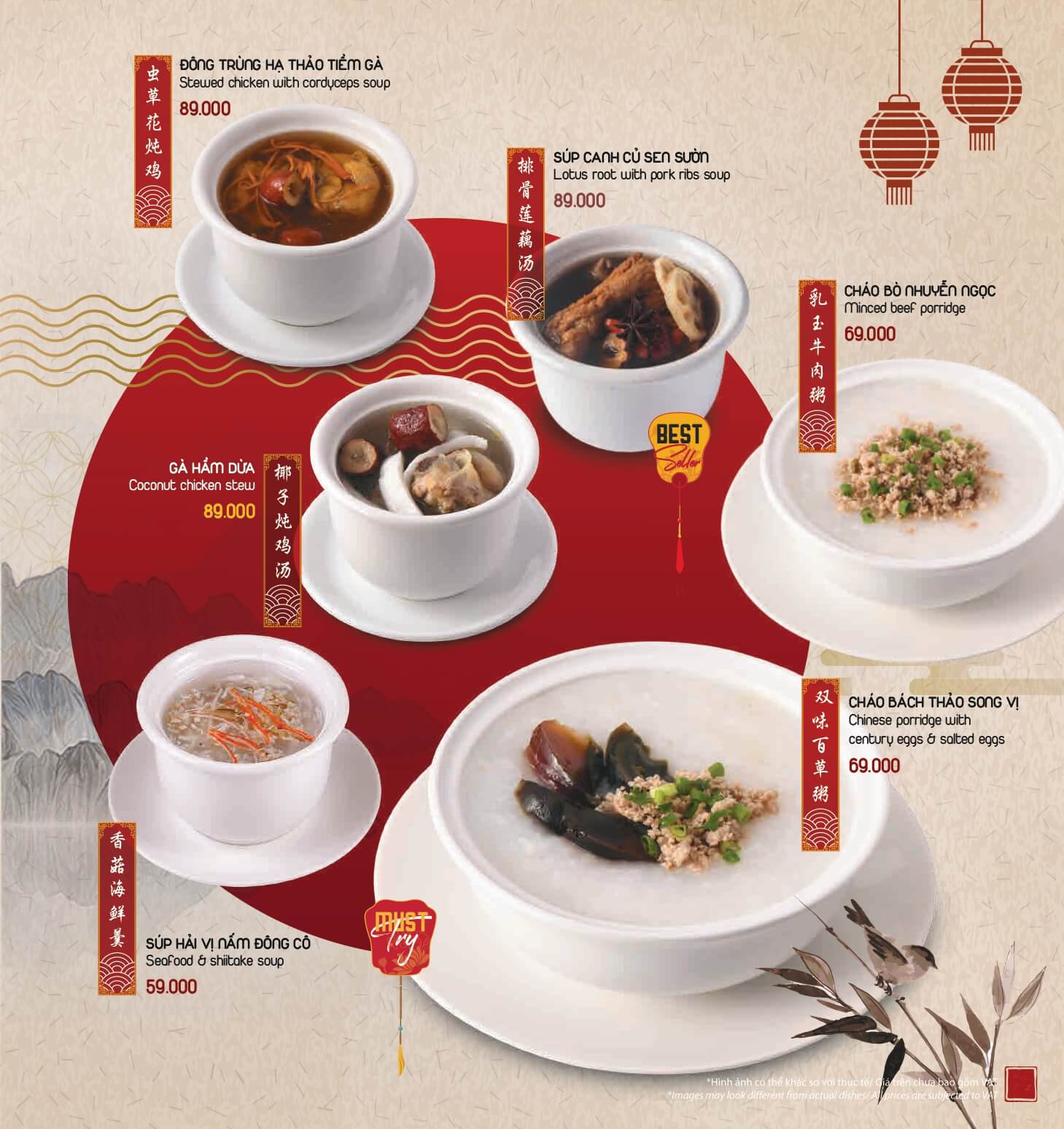 Menu miền Nam - MeiWei